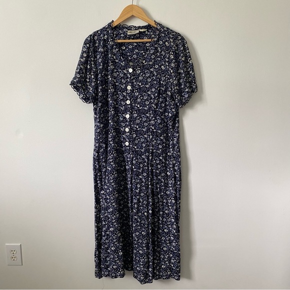 Kathie Lee Collection | Dresses | Vintage Kathie Lee Ditsy Floral Midi ...